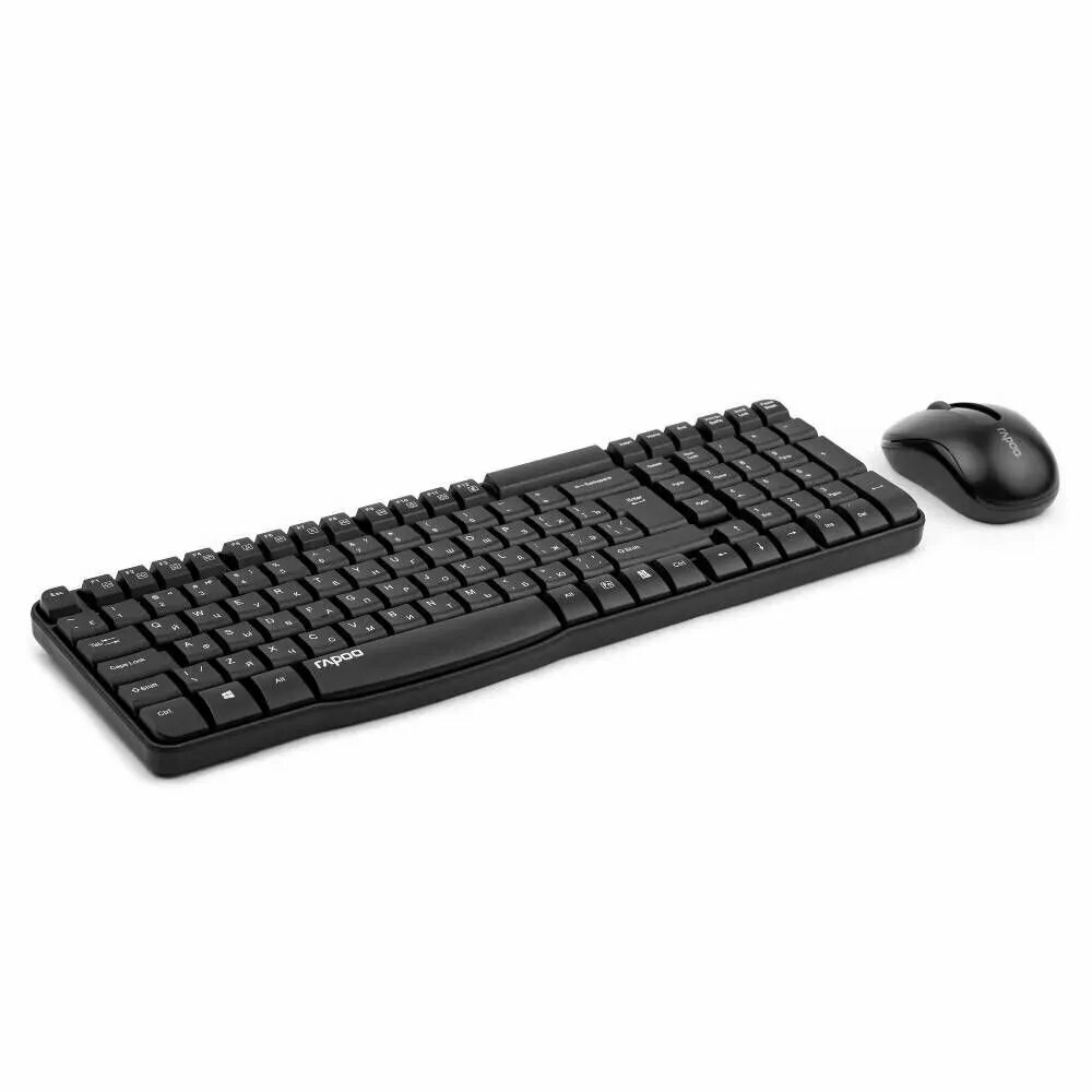 Комплект клавиатура+мышь RAPOO Wired Combo (Mouse+keyboard) X1800S, Black