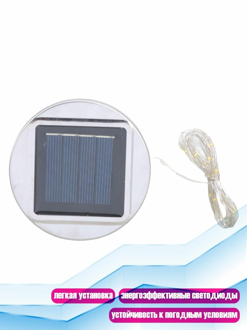 2 штуки аксессуары для солнечного света IP55 водонепроницаемые легкая установка, - Бухта шаровой лампы с трещинами