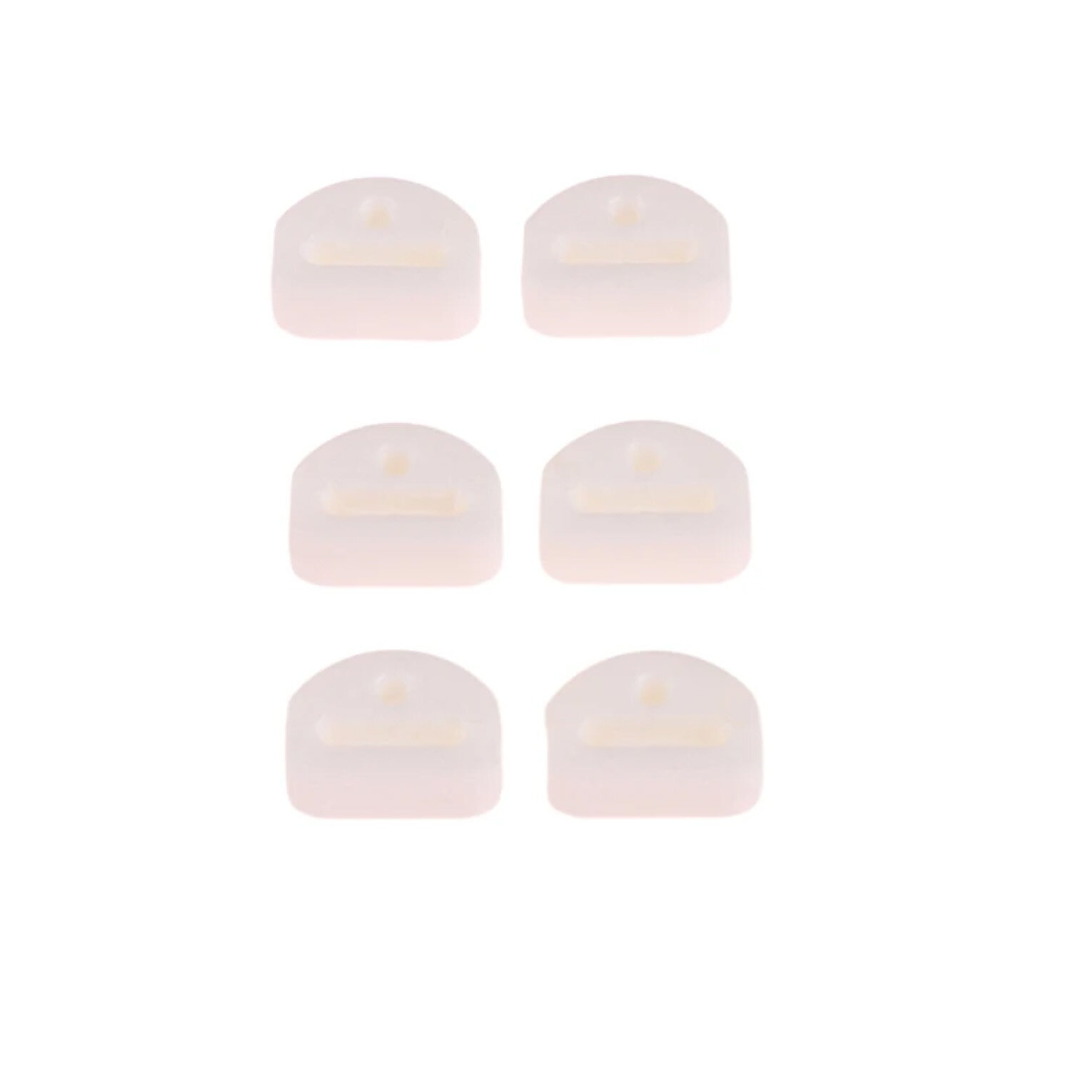 6-компонентный фиксатор струн классической гитары, направляющий элемент для струн, кнопка для струн, треугольный узел для струн, подходит для аксессуаров гитары и укулеле, музыкальных инструментов, аксессуаров для гитары (Белый), пластик, размер