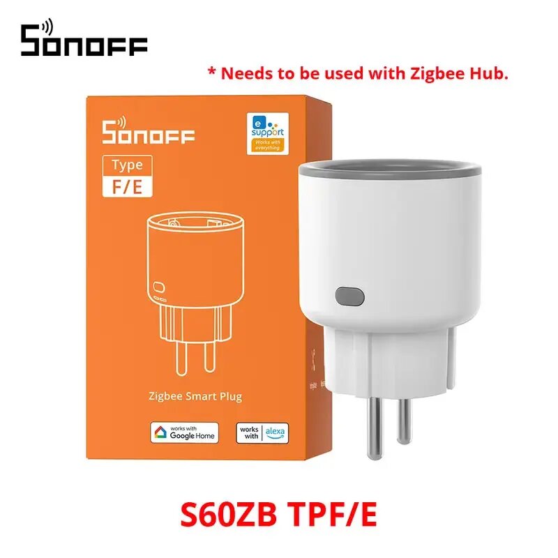 SONOFF S60ZB iPlug Zigbee умная розетка 1PCS S60 ZBTPF