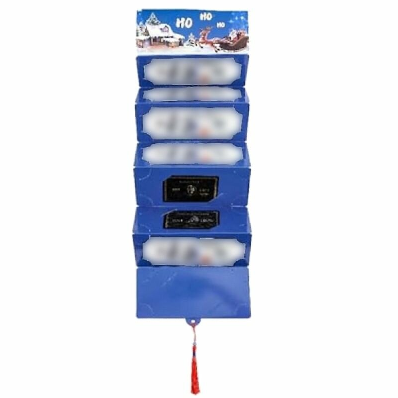 Рождественский Подарочный Конверт С Наличными Деньгами-Синий