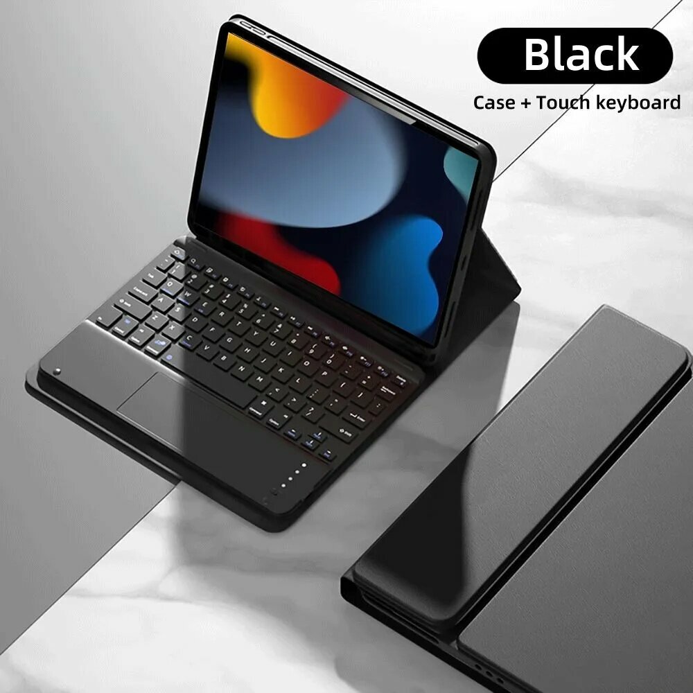 Чехол для планшета iPad 9th Generation 10.2 дюймов, Чехол для планшета iPad 10.5 дюймов, русская клавиатура