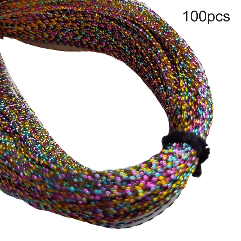 Люрекс светонакопительный, светится в темноте, для создания приманок, мушек, мандулы