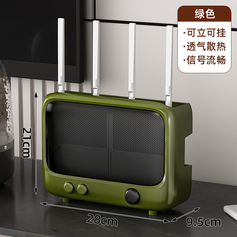 Настенный креативный ящик для хранения ТВ-роутера, WiFi-модема, приставки, полка для удлинителя, закрывающий хаб-бокс