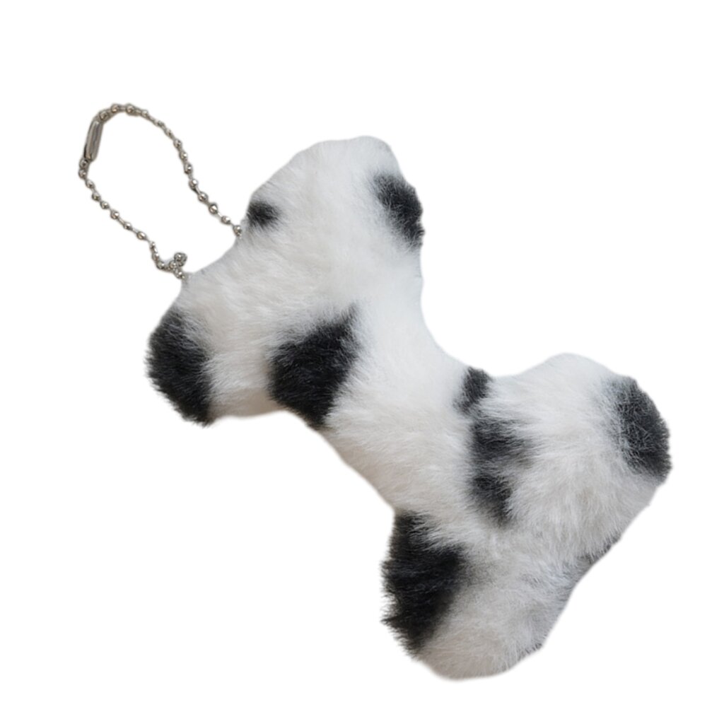 Брелок из кости собаки, брелок для телефона из кости Далматинца, подвесное украшение для девочек