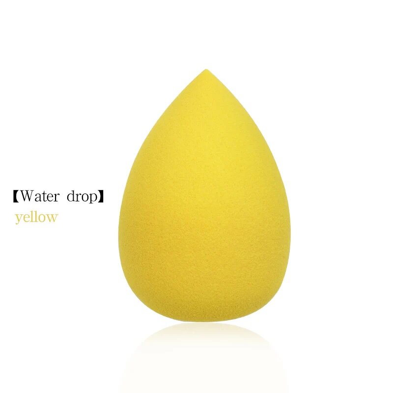 Губка для макияжа Water drop желтая, AA190-03