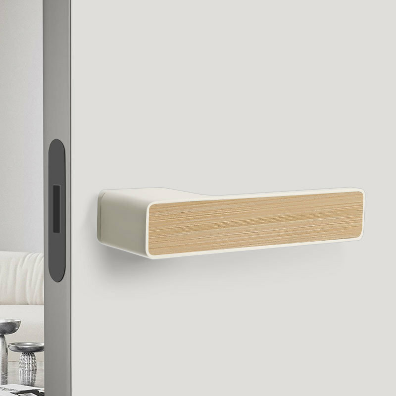 Минималистичный магнитный бесшумный экологичный дверной замок, дверной замок для спальни, интегрированный замок, дверной замок для внутреннего помещения, комплект дверного замка for the bathroom