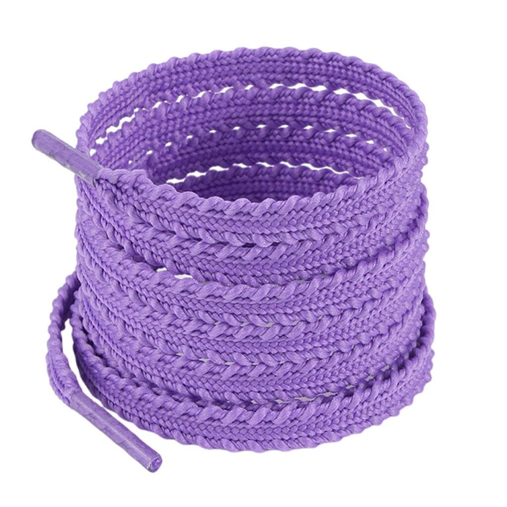 Цветные плоские шнурки для кроссовок, Светло-фиолетовый - 120cm