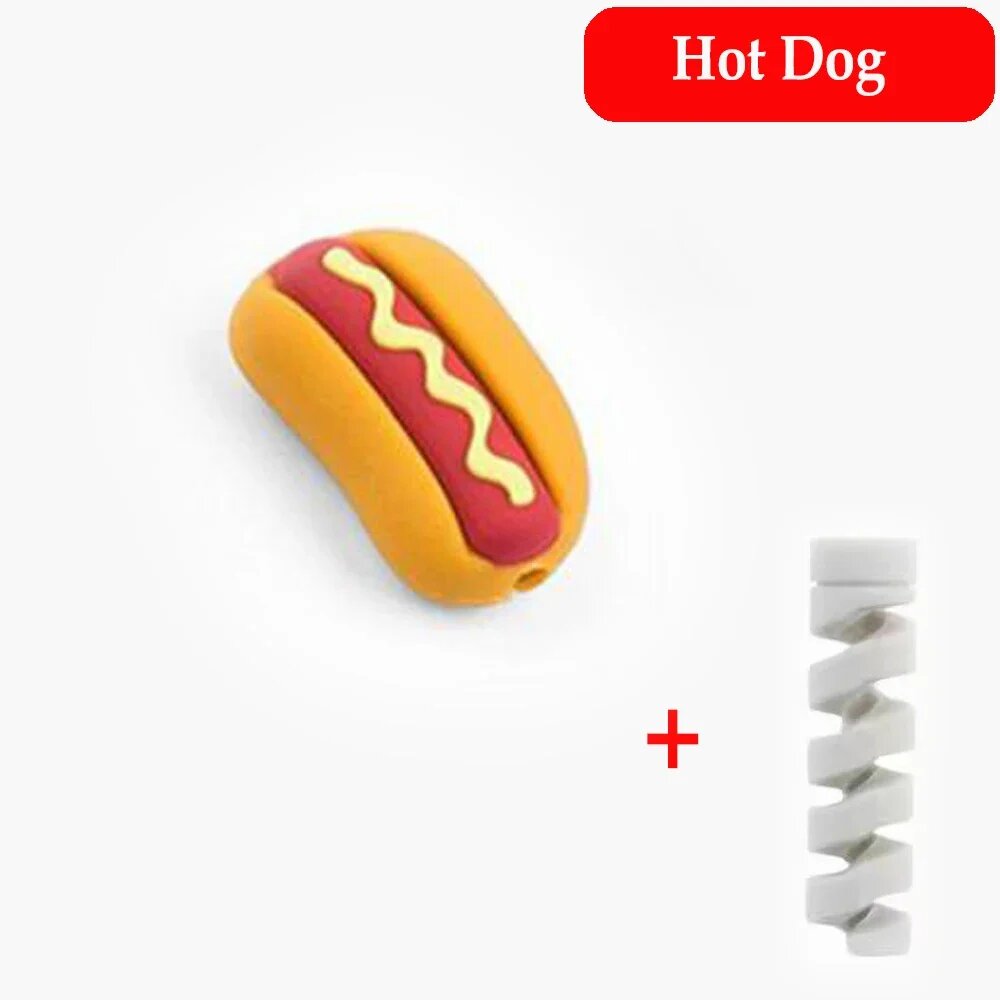 Силиконовая катушка для кабеля, цвет Hot Dog
