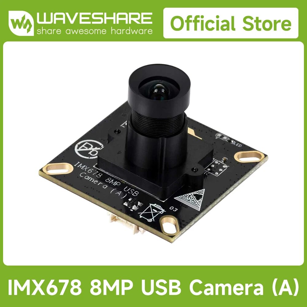 Waveshare IMX678 8MP USB камера
