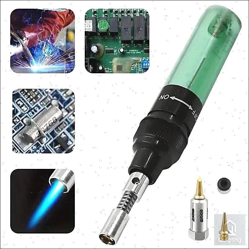 Беспроводной многоразовый газовый паяльник, набор ручек, портативный газовый паяльник