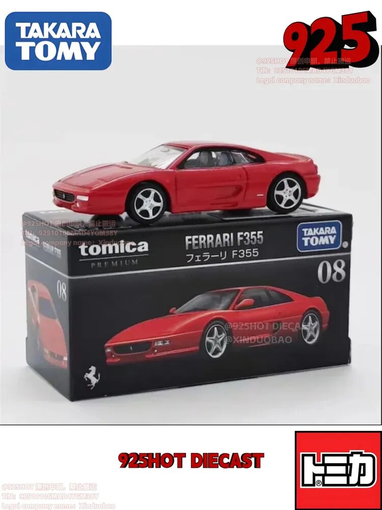 TOMICA TAKARA TOMY 08 FERRARI Феррари F355 Ниссан Машинка Металлическая