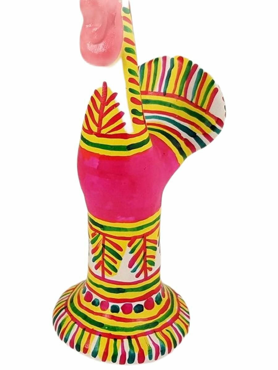 Индюк 14-18 см, Филимоновская глиняная игрушка, ручная авторская работа