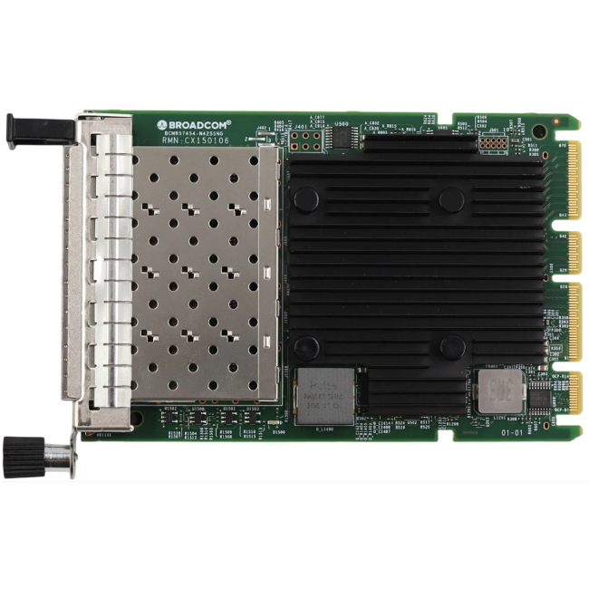 Broadcom BCM957454-N425SNL Broadcom NetXtreme E-Series N425G Quad-Port 25 Gb/s SFP28 Ethernet PCI Express 4.0 x16 OCP 3