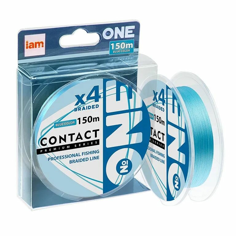 Шнур Contact X4 150м 0.4 Blue