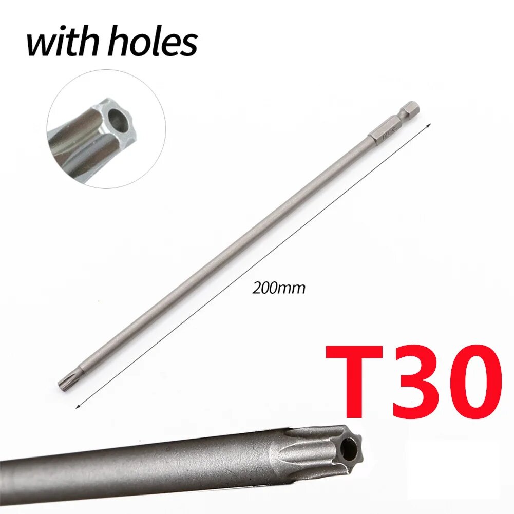 VIBRATITE Удлиненная магнитная отвертка Torx T8-T40 1pc T30