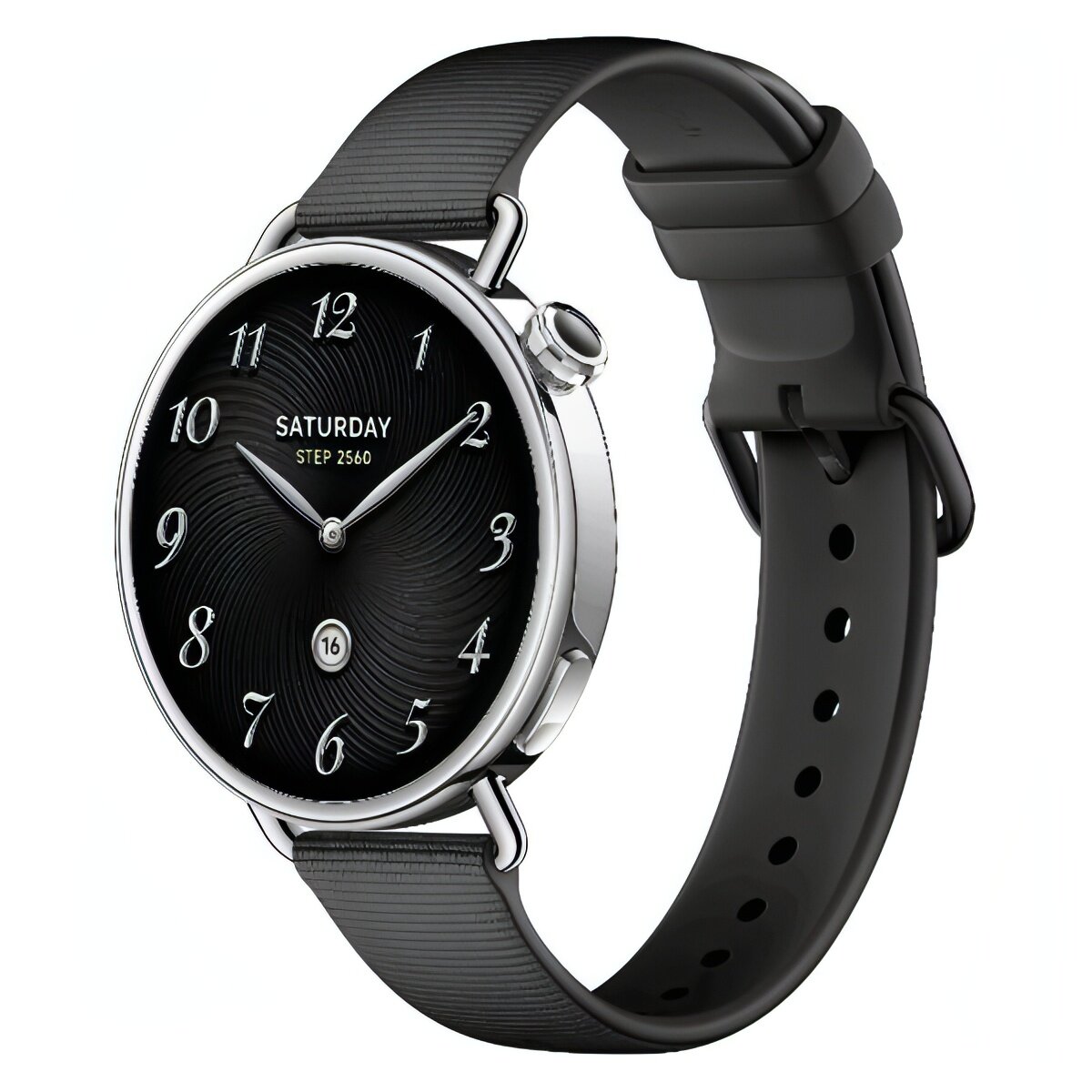 Смарт-часы Xiaomi Watch S4 41мм Fluororubber Strap Black
