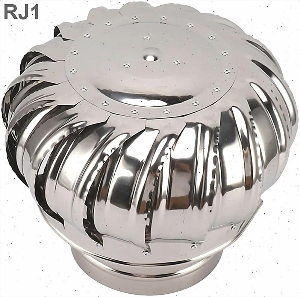 Турбодефлектор 150 мм вращающийся, колпак для вентиляции и дымохода из нержавеющей стали, усилитель тяги, защита от ветра и осадков