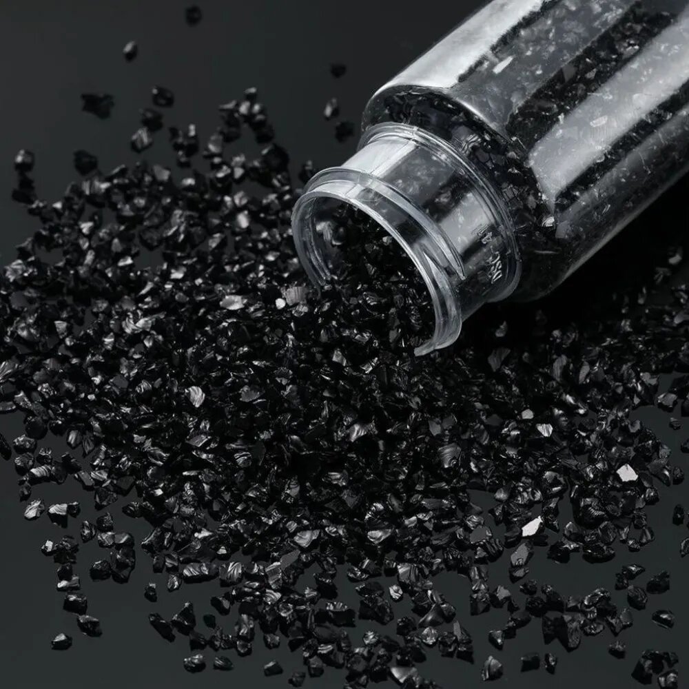 Алмазная стеклянная крошка 30 мл, эксклюзивный черный кристалл для эпоксидной смолы