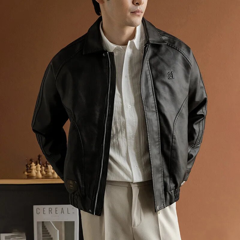 Куртка кожаная