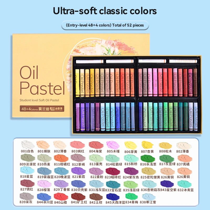 Набор масляных пастелей 24/36/48 цветов Morandi 48Colors