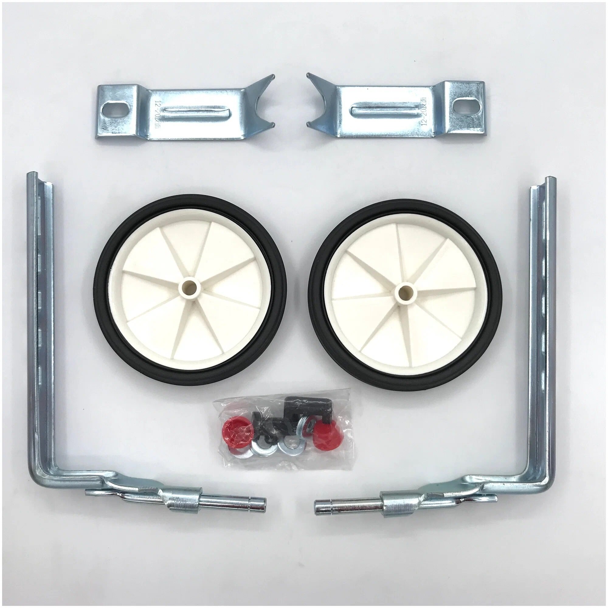 Комплект боковых колес для детского велосипеда Shouhmao 12"-20" (SM-284-O), цвет Чёрный/Белый