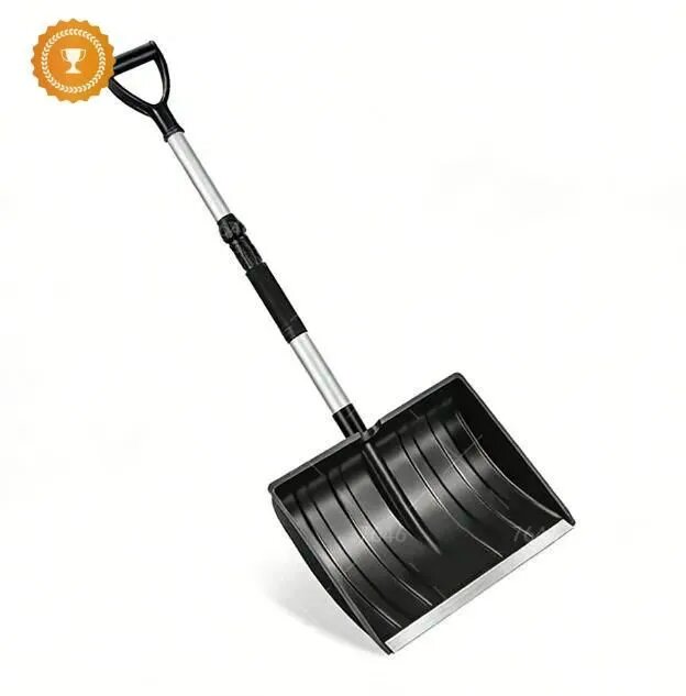 Скребок-ледоруб для уборки снега 31.5 см для снега и льда, прочный пластик и металл