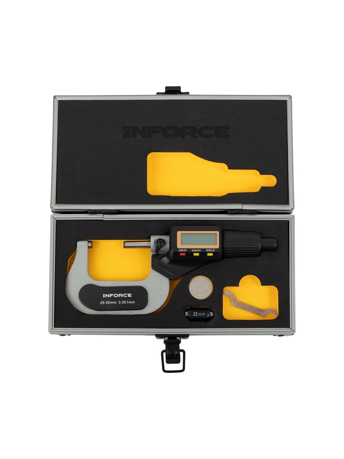 Цифровой микрометр Inforce 25-50мм/1-2*0.001мм/0.00005 06-11-45