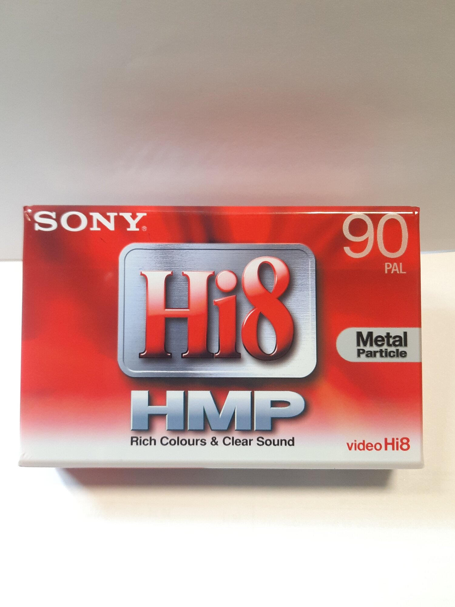 Видеокассета для видеокамер формата 8 мм, SONY, Hi8, P5-90HMP3, metal particle, 90 минут.