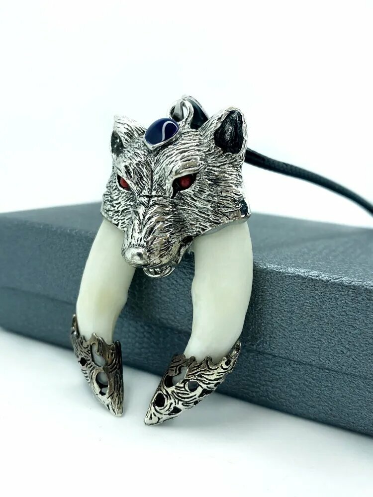 Славянский оберег Волчий Клык магический кулон амулет Зуб Волка