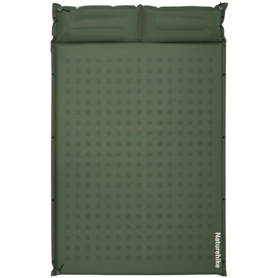 Naturehike Коврик CNK2550WS025 D Series R4.9 Double самонадувной туристический зеленый
