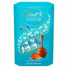Конфеты шоколадные Lindt Lindor, солёная карамель, молочный шоколад, 200 г