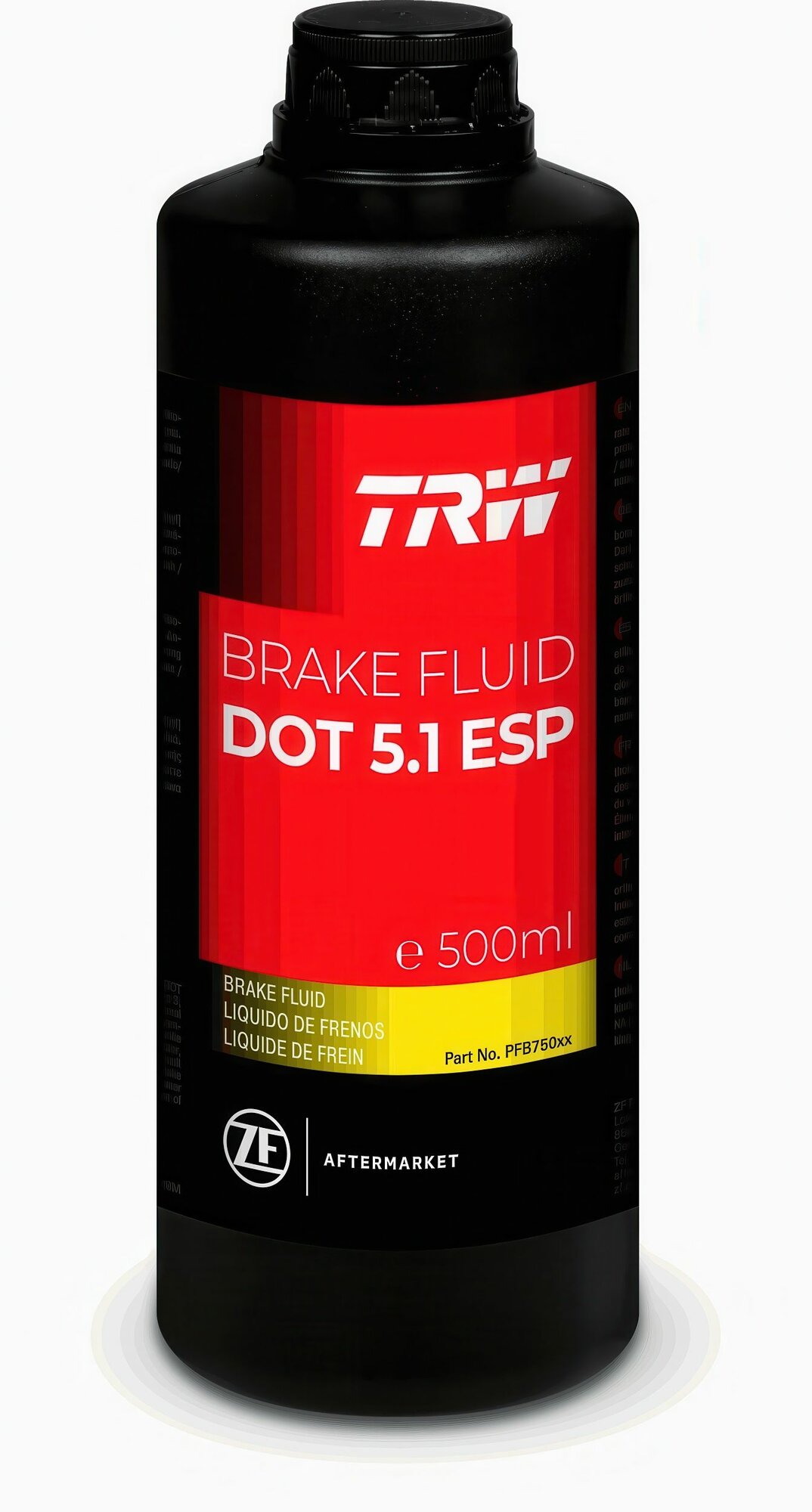 Тормозная жидкость DOT 5.1, 0.5л, арт PFB750SE