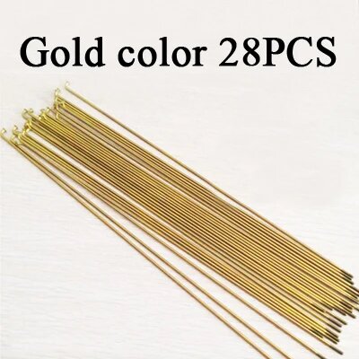 Спицы TITO TITANIUM титановые 2,0 мм 180-300 мм 28gold