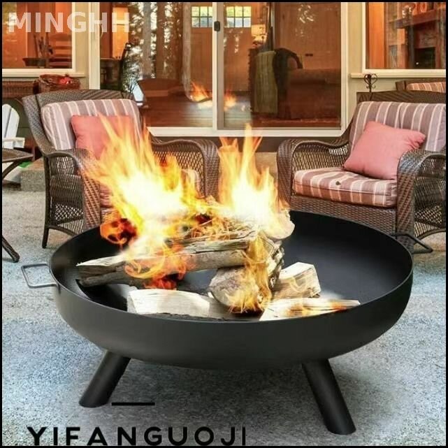 Костровая яма костер Металл 58 см Подходит для садов и терраса