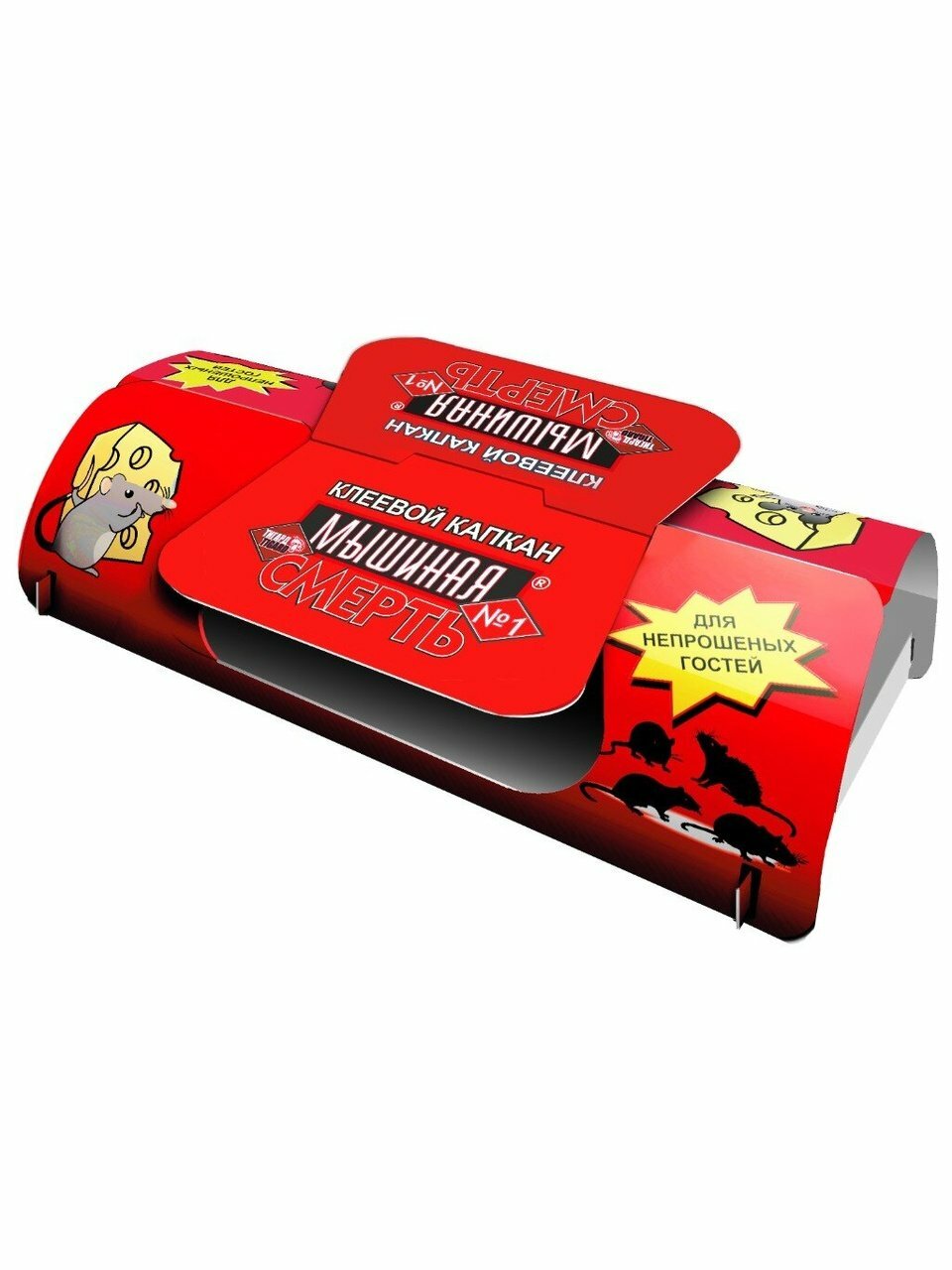 Родентицид Мышиная смерть №1, Тигард, от грызунов, капкан клеевой