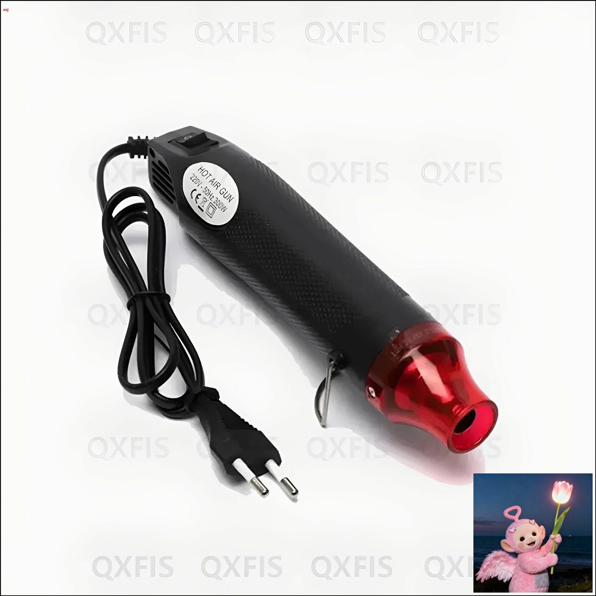 Фен технический строительный для термоусадки, эмбоссинга, скрапбукинга (паяльный портативный воздушный электрический термофен)