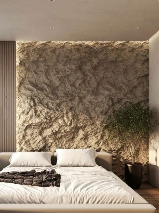 Гипсовая 3D панель Скала 60*60 14 шт. 5 кв. м.