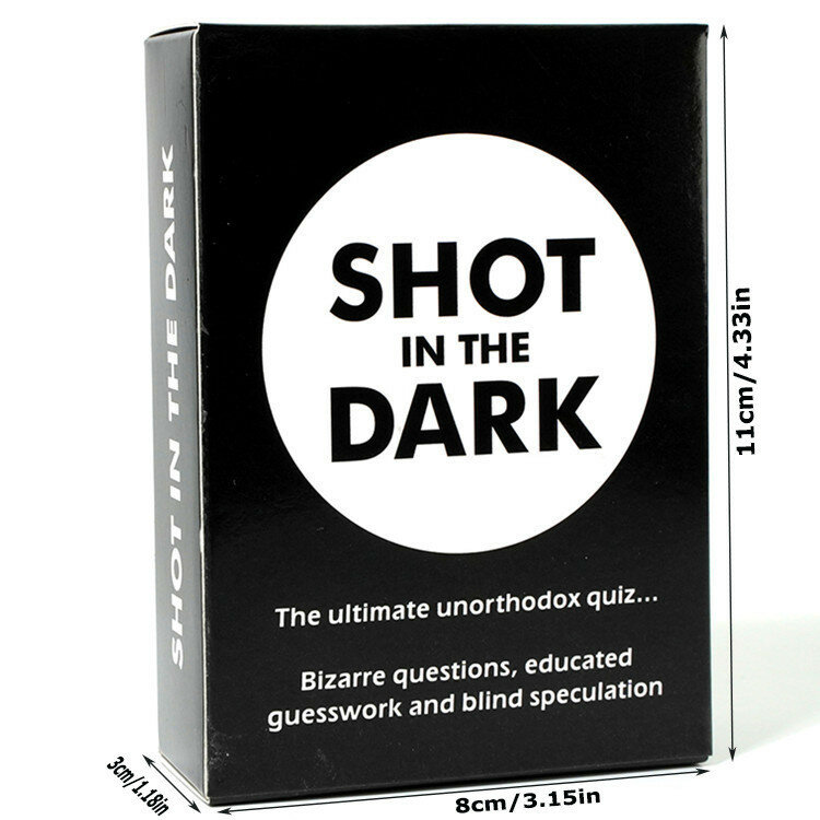 Shotinthedark english edition карточная игра для пар и вечеринок stylea