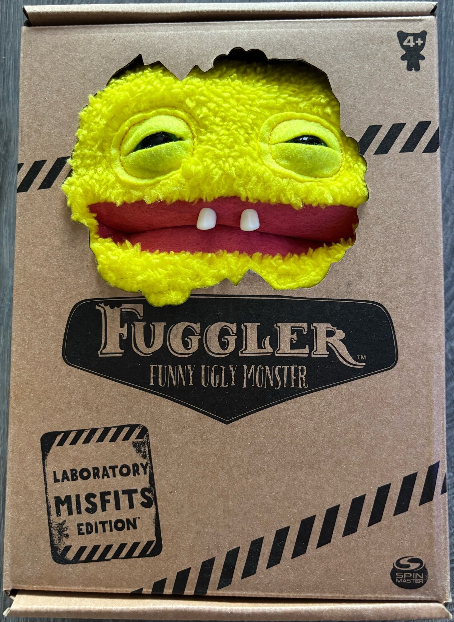 Fuggler Funny Ugly Monster X SpongeBob SquarePants \ Мягкая желтая игрушка Фугллер спанч боб