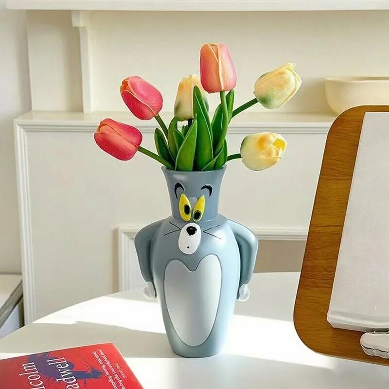 Ваза "Кот Том", 18 см , Смола, 1 шт