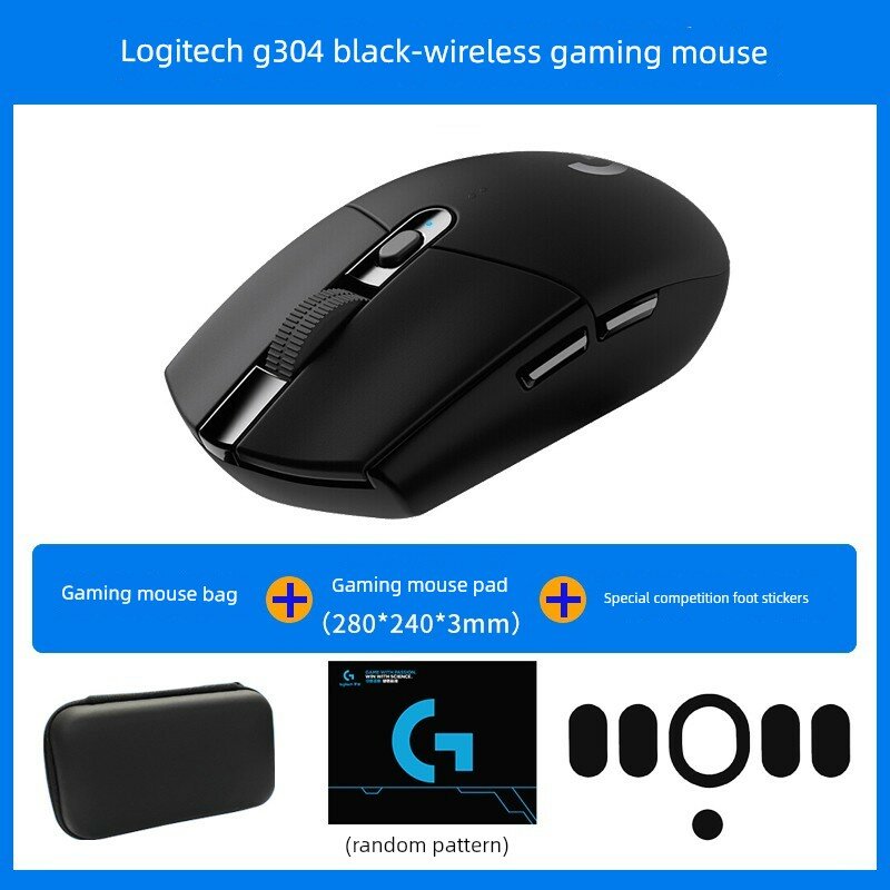 Оригинальная беспроводная игровая мышь Logitech G304 для киберспорта, офиса, дизайна и рисования, G304 с