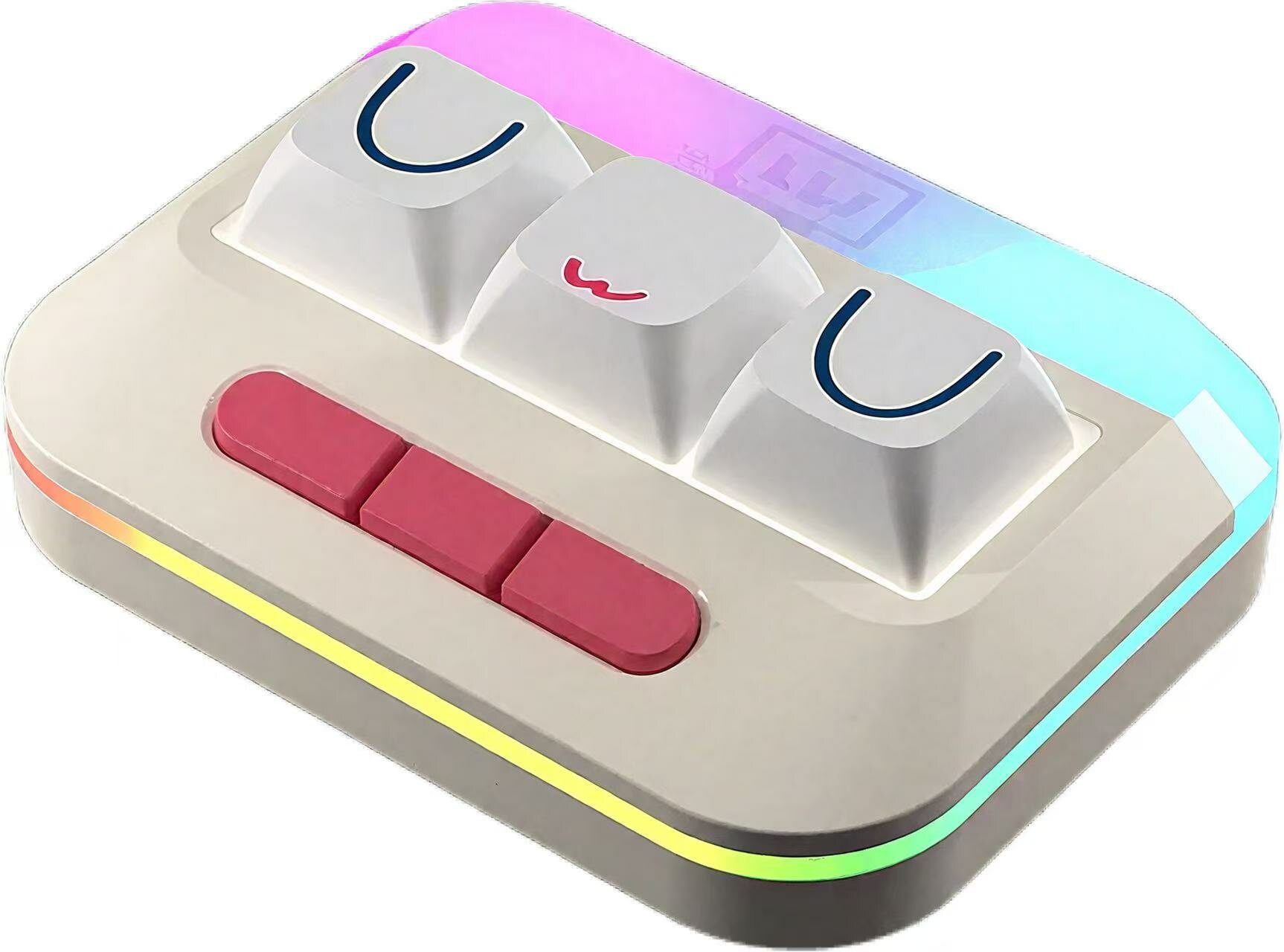 Мини-клавиатура Wooting UwU RGB, кастомная механическая с магнитными осями, для Osu! и ритм-игр