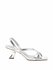 Босоножки Carrano Strappy square-toe sandals, размер 39, Silver