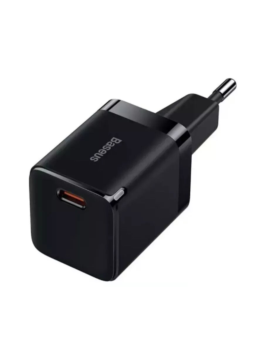 Зарядное устройство BASEUS GaN3 USB-C, 30W, Черный, CCGN010101