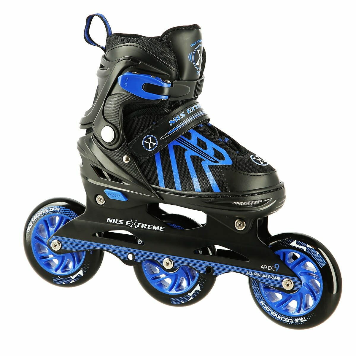 DECATHLON ролики Nils Extreme NA18812, темно-синий/черный, размер 29/33