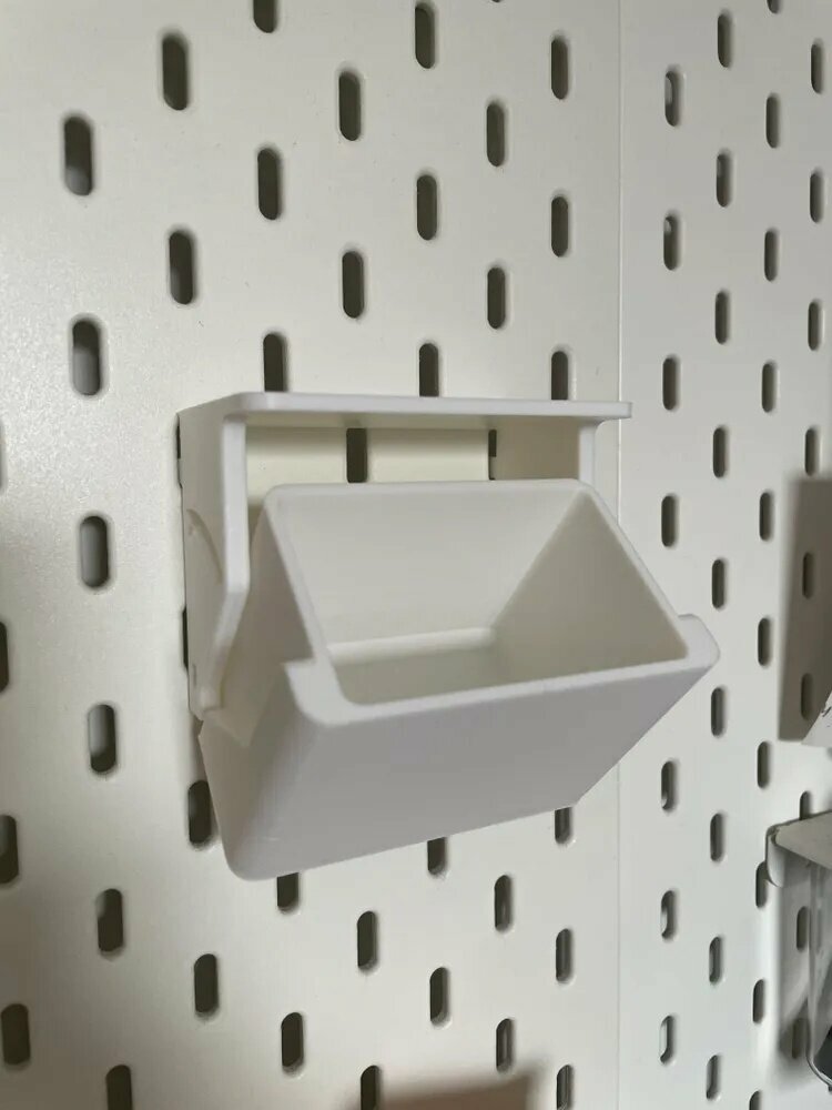 Кофр для хранения вещей "Зажим для IKEA Skadis (Скодис)", 8.5 см х 5 см х 6 см , 1 шт