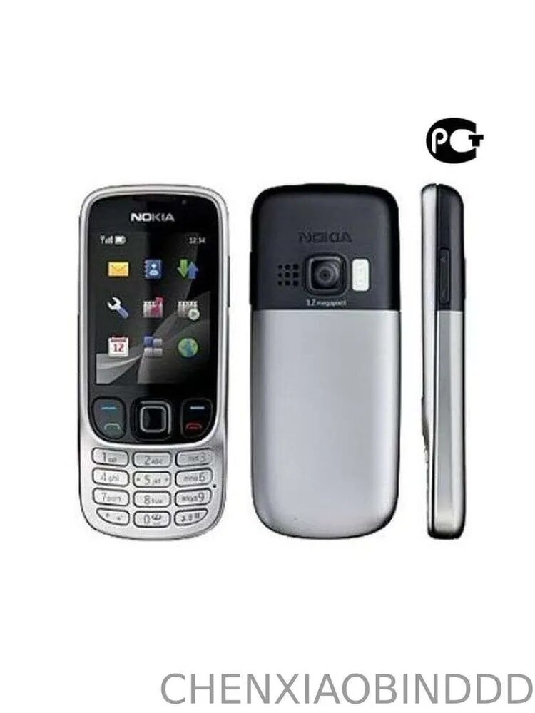 Мобильный телефон Nokia 6303i classic silver, классический, серебристый