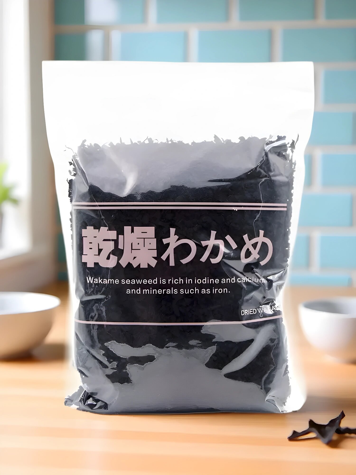 Водоросли Вакамэ, для супов, без ароматизаторов, сушеные, 500г