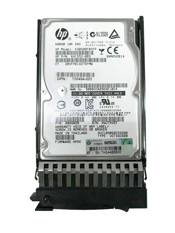 Жесткий диск HP 730702-001 600Gb MSA SAS 2,5" HDD